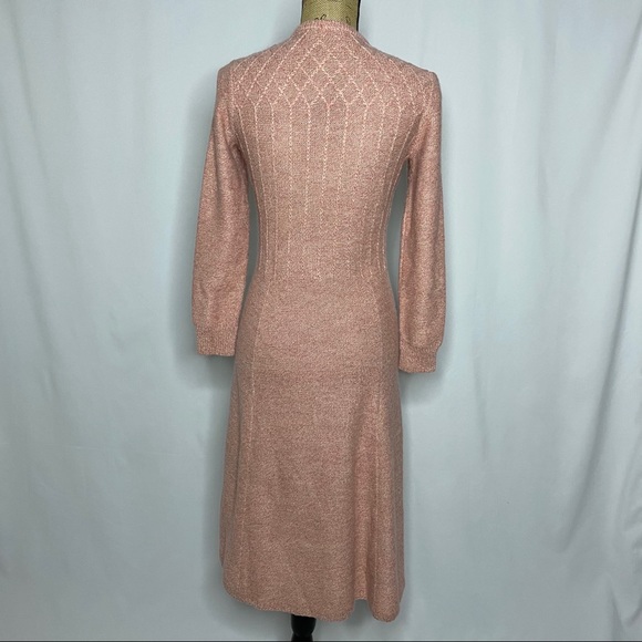 St. John | Dresses | St John Pink Wool Blend Knit Dress | Poshmark